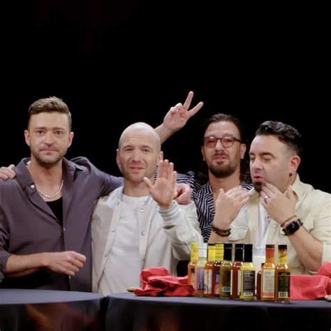 Nsync Reunite To Eat Hot Wings And Reveal A Major Bombshell