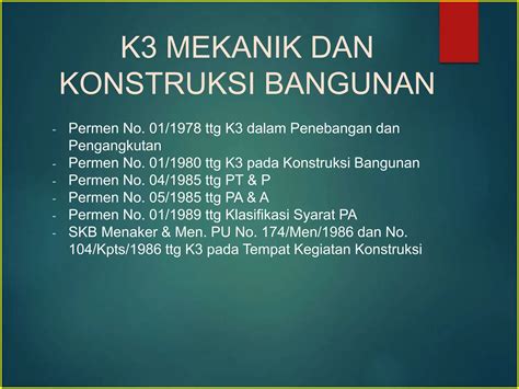 Undang Undang Keselamatan Kerja Lembar Kerja No 1 Tahun 1970 Ppt