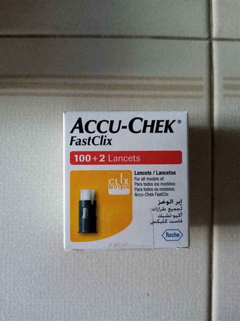 Accu Chek Lancets Health And Nutrition Health Monitors And Weighing Scales On Carousell