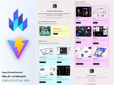 Portfolio Landing Page Vite Lit Free Download