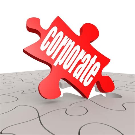 Premium Photo Corporate Word With Puzzle Background