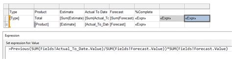 how to use value from one group total in another group total in ssrs