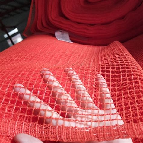 low price plastic square mesh netting with orange black green color