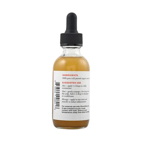 Organic Cold Pressed Hexane Free Castor Oil 2oz