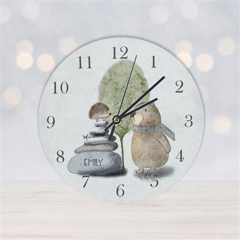 Bear Nursery Clock By Donna Crain