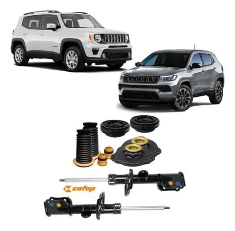 Par Amortecedor Dianteiro Kit Jeep Renegade Compass Parcelamento Sem Juros