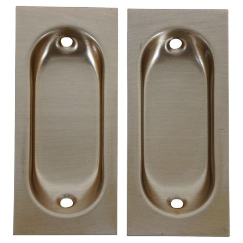 Vintage Ajax 287 Dull Bronze Flush Drawer Pull Hardware No Us 10 3 For