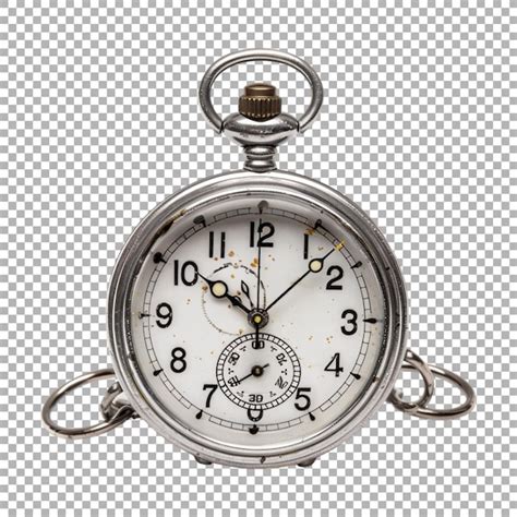 Стоп часовник на прозрачном фоне Премиум Ai сгенерированный Psd