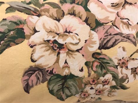 English Cottage Roses Pillow Cover GORGEOUS Colors Printed In Etsy
