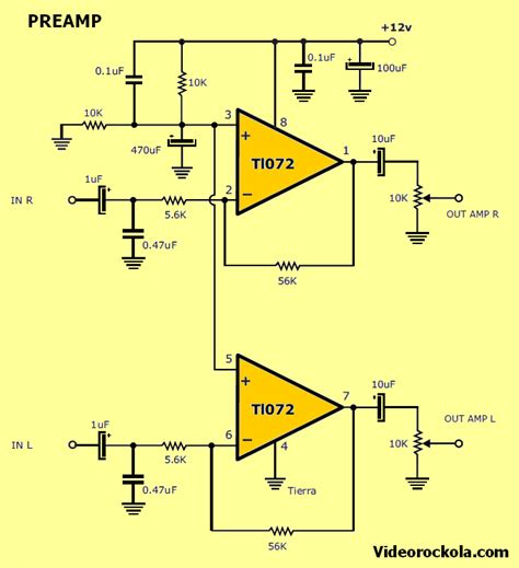 Tl072 Preamplifier Circuit Schemetic Amplifier 2 1 With Tda7377 Mini Amplifier Subwoofer
