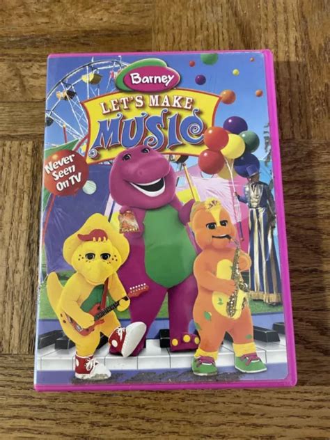 Barney Lets Make Music Dvd 2261 Picclick Ca