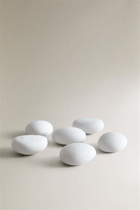 Pack Of Diffuser Stones Pack Of 6 Oyster White Zara United Kingdom
