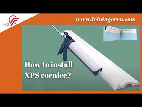 How To Install Xps Foam Cornice Moulding How To Install Plastic Cornice Coving YouTube