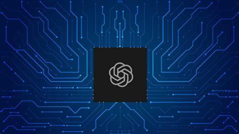 Chat Gpt Or Open Ai Microchip Transferring Data Using Circuit Board