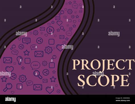 Sign Displaying Project Scope Conceptual Photo Evaluation Of Work