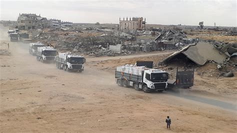 أكثر من 10 آلاف شاحنة من المساعدات دخلت غزة منذ وقف إطلاق النار جفرا نيوز