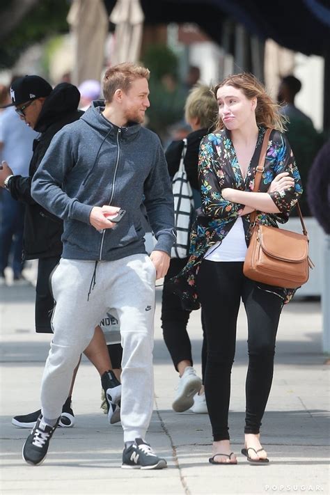 Charlie Hunnam And Morgana Mcnelis In La June 2017 Popsugar Celebrity