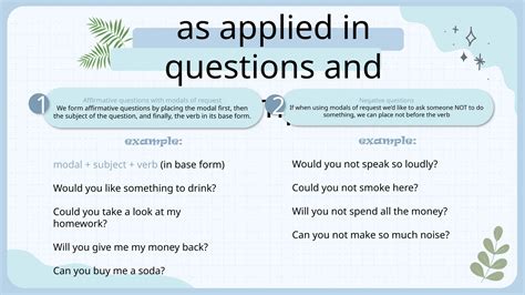 Modals Of Request Verbos Modales En Inlgés Pptx