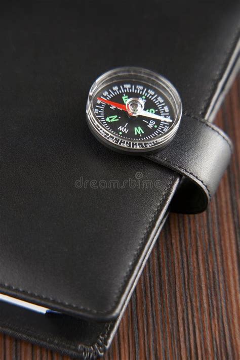 Compass And Organizer Stock Image Image Of Notes Plan 7515663