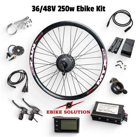3648v 250w Conversion Kit Ebike Electric Bike Hub Motor Mtx39 Rim