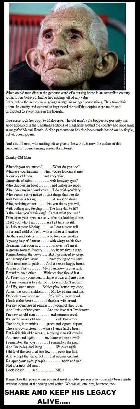 Crabby Old Woman Poem