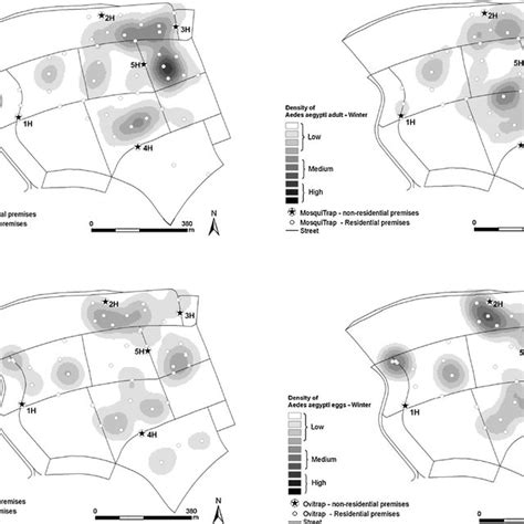 Spatial Distribution For Eggs And Adults Of Ae Aegypti In Residential