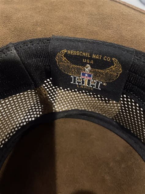 Indiana Jones H1h Henschel Hat Co Suede Leather L Ma Gem