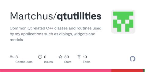 Github Martchus Qtutilities Common Qt Related C Classes And Routines Used By My