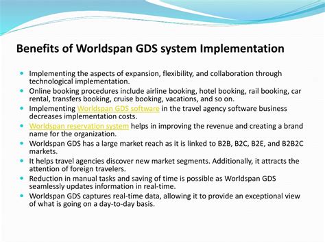 ppt worldspan gds xml api integration powerpoint presentation free