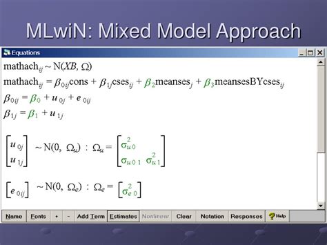 Ppt Multilevel Modeling Using Hlm And Mlwin Powerpoint Presentation Free Download Id280212