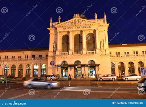 Zagreb Croatia August 17 2017 Zagreb Main Train Station Building