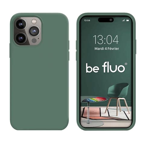 Coque Silicone Moxie BeFluo Fine et Légère pour iPhone 14 Pro Max