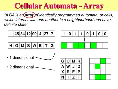 Ppt Cellular Automata Powerpoint Presentation Free Download Id1227446