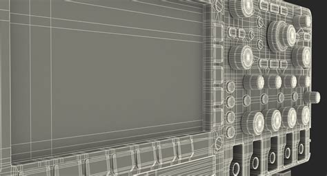 Tektronix Oscilloscope Dpo2000b Model Turbosquid 1293471