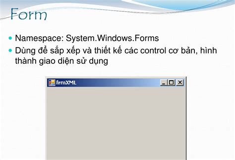 LẬP TRÌNH WINFORM với c