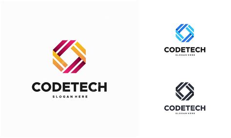 Premium Vector Modern Coding Logo Designs Concept Vector Programmer