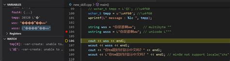 Display Utf 8 Characters On Debug Watch Panel · Issue 918 · Microsoft