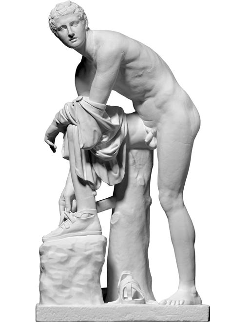 Free Obj Mode Scan Statue Hermes