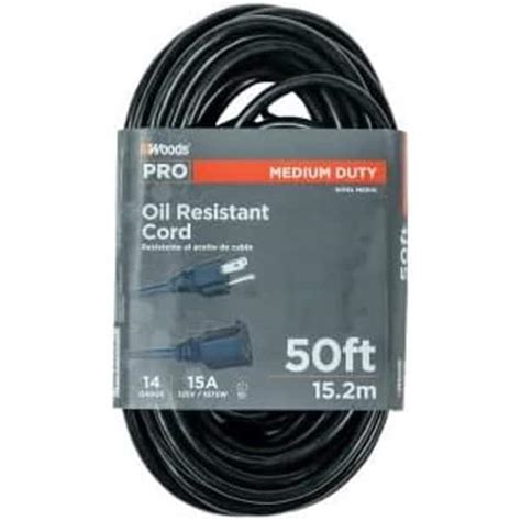 Woods 50 Ft 14 3 SJTOW Agricultural Outdoor Medium Duty Extension Cord