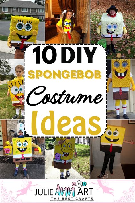 10 Diy Spongebob Costume Ideas For Squarepant Lovers Julie Ann Art