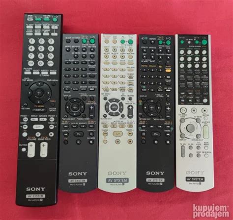 Sony Audio System Daljinci 1 Kupujemprodajem