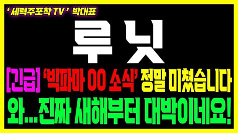 루닛 초거대세력 12월 추가 매집 플랜 공개 충격적 매수 이유 공개 루닛 루닛 주가전망 Ai의료 Rsna