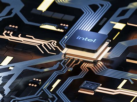 Download Intel Processor Circuitry Wallpaper