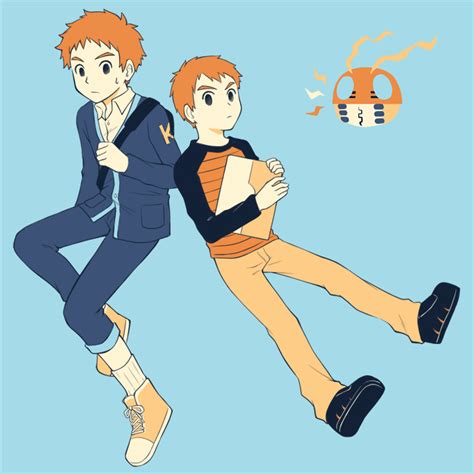 Izumi Koshiro Tentomon Digimon Antennae Brown Eyes Brown Hair Bug