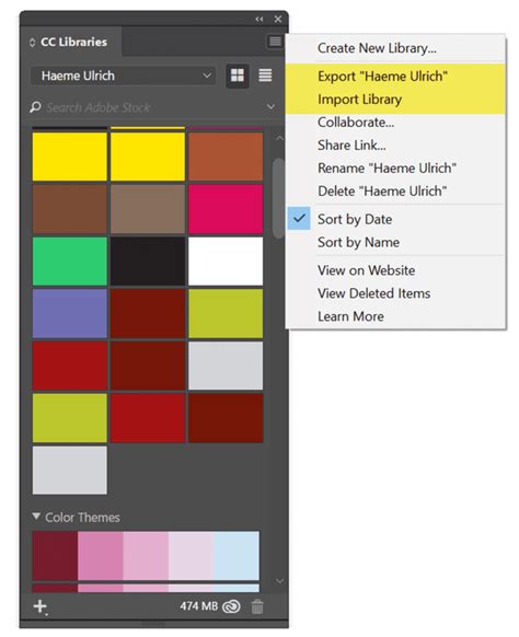 Cc Libraries Können Jetzt Exportiert Und Importiert Werden Publishing