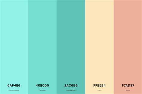 25 Best Turquoise Color Palettes With Names And Hex Codes Artofit