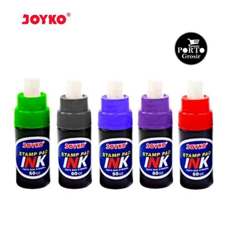 Jual Joyko Stamp Pad Ink Refill Isi Ulang Bak Tinta Stempel 50 Cc Warna