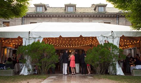 Eolia Mansion Wedding Reception Tent