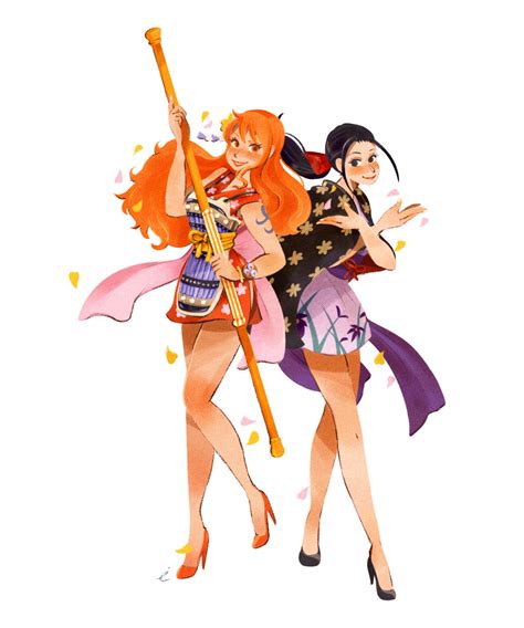 Risa S Fanart Nami Robin