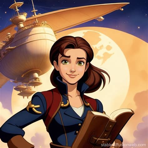 Captain Amelia From Treasure Planet Stable Diffusion Online